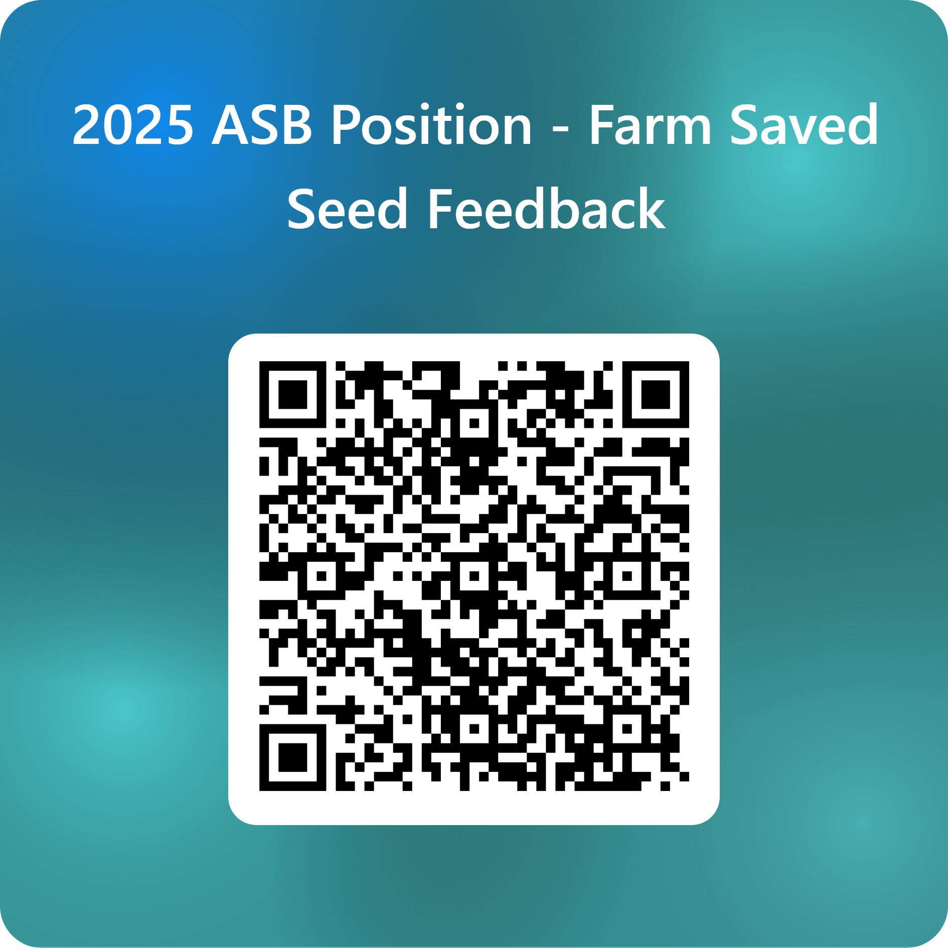 ASB Position on Farm Saved Seed. – Agricultural Service Boards